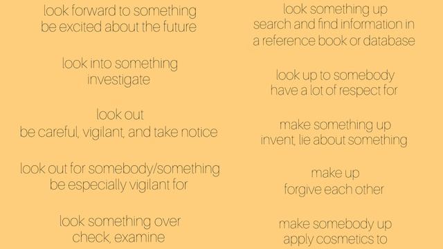 Фразовые Глаголы 15 Phrasal Verbs 15