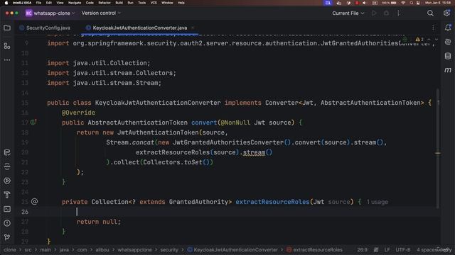 6 -Security configuration