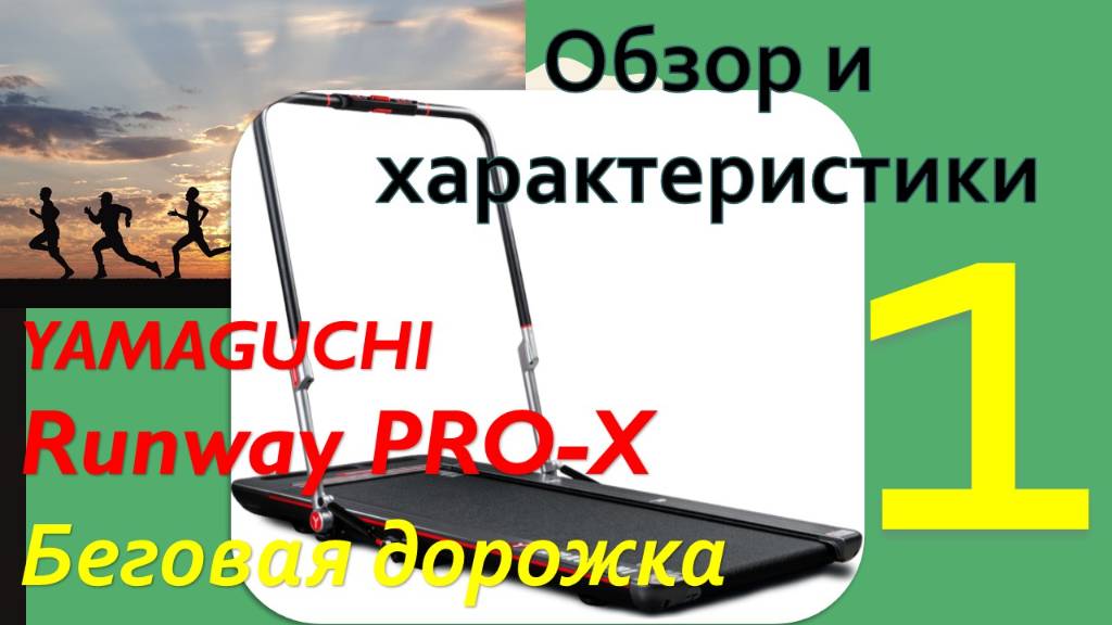 Беговая дорожка YAMAGUCHI Ranway PRO-X. Часть - 1. Обзор и технические характеристики.