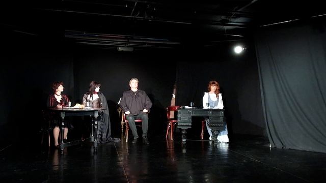 Спектакль "Почтенный председатель" (по мотивам "Маленьких трагедии" А. С. Пушкина).