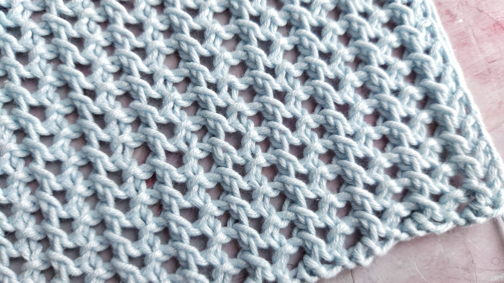 Красивая мелкая сеточка всего из 1 ряда 💥 Двухсторонний узор