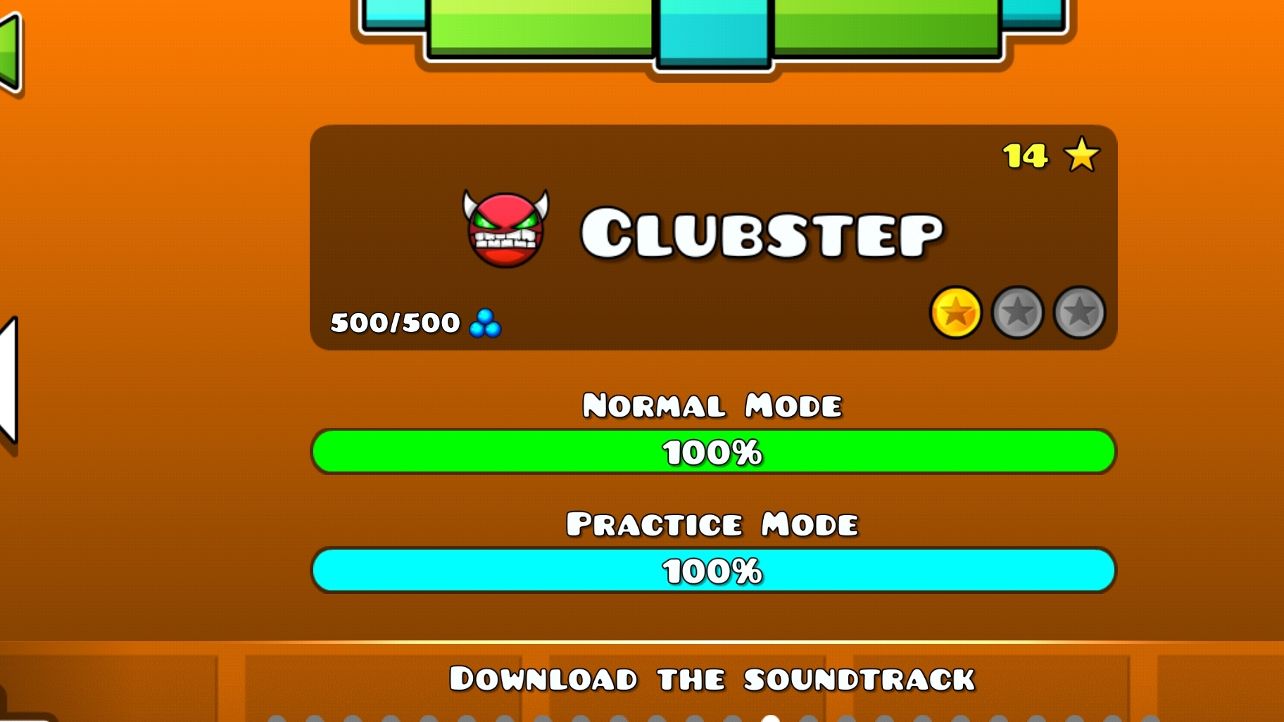 Прошёл clabstep. Мой первый хард демон. Я в шоке. Играю в geometry dash.