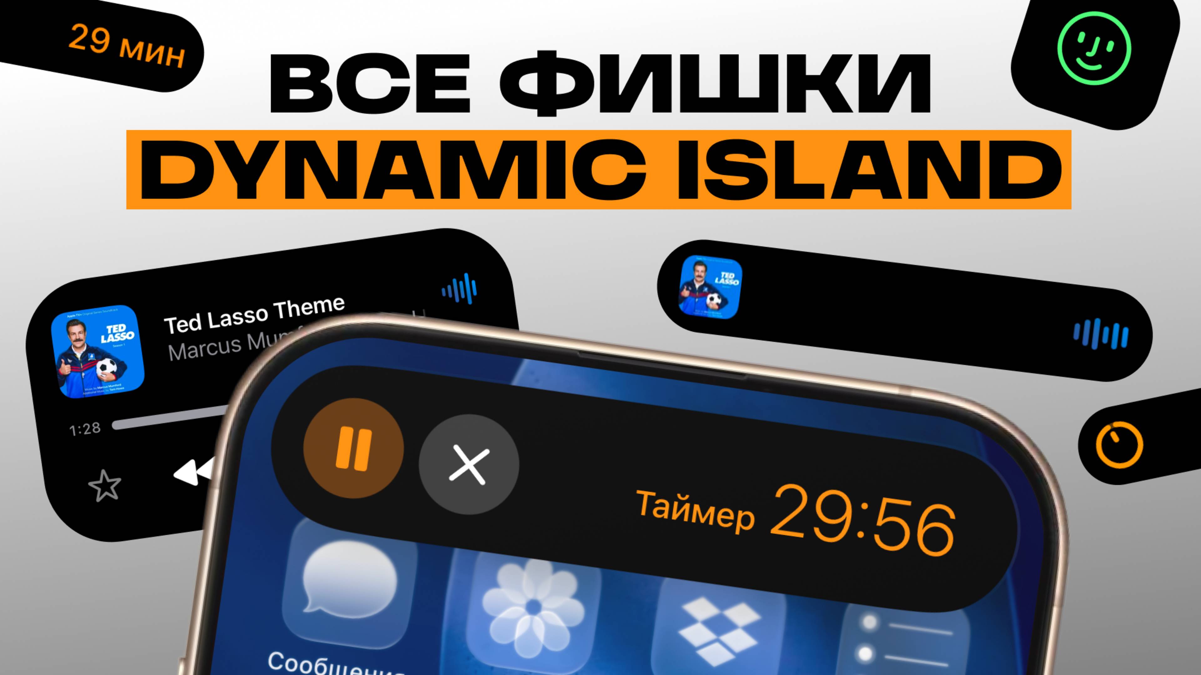 Все фишки Dynamic Island на iPhone в 2025 году. Ты точно о них не знал!