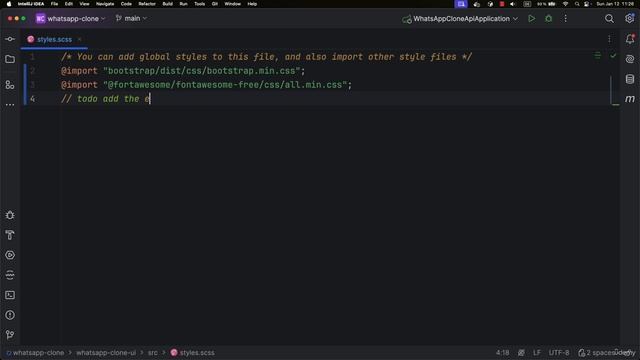 1 -Create and configure the frontend project