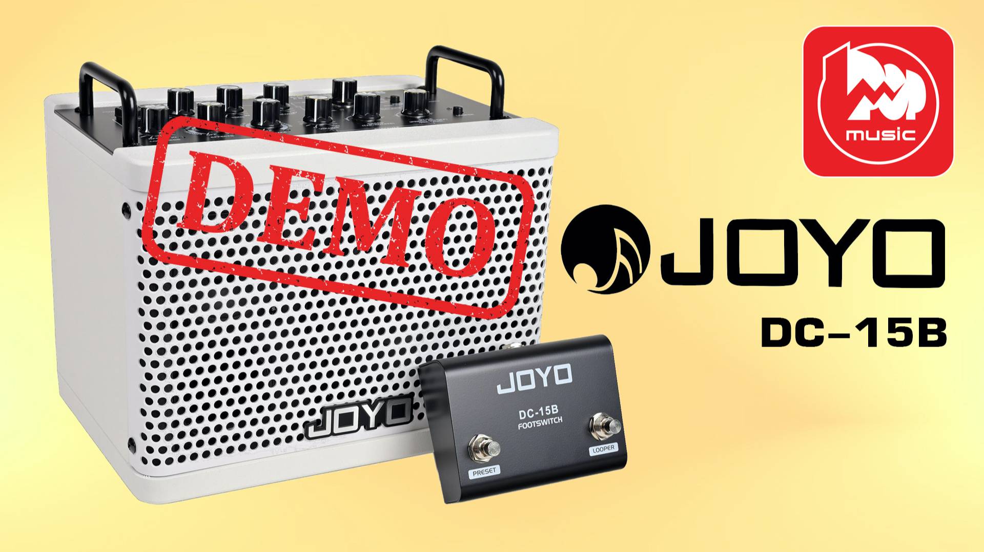 Басовый комбо JOYO DC-15B - краткая демонстрация звучания