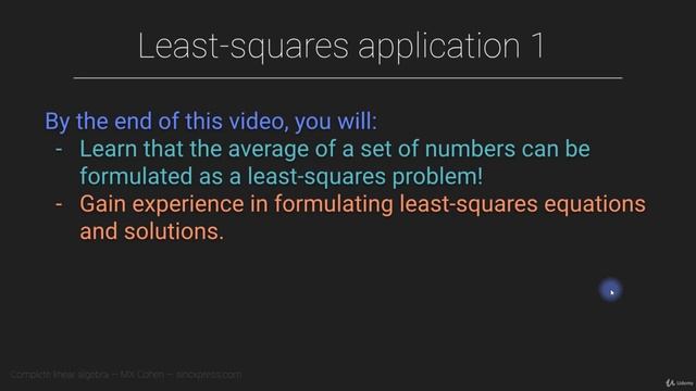 11. Least-squares for model-fitting in statistics