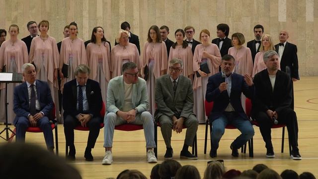 Встреча на генеральной репетиции гала-концерта Всероссийского фестиваля студенческих хоров 2025