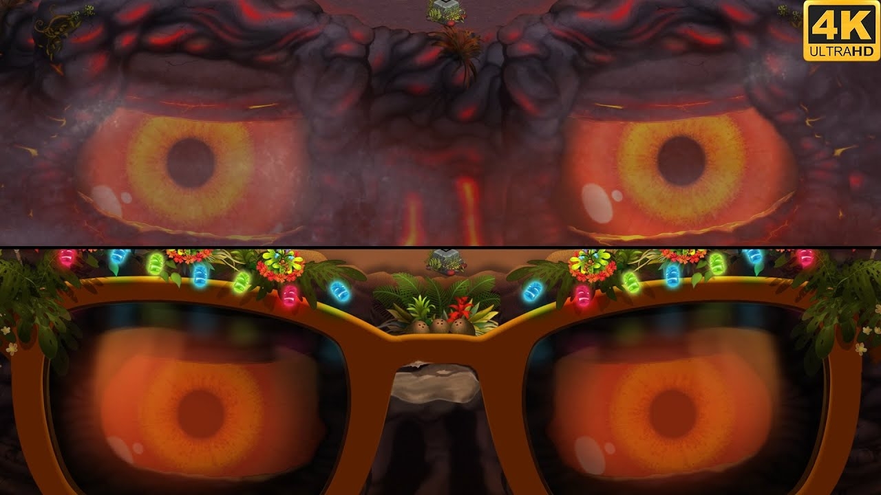 Гига-Глаз на Острове Земли - Все Звуки и Анимации (My Singing Monsters, Мои Поющие Монстры)