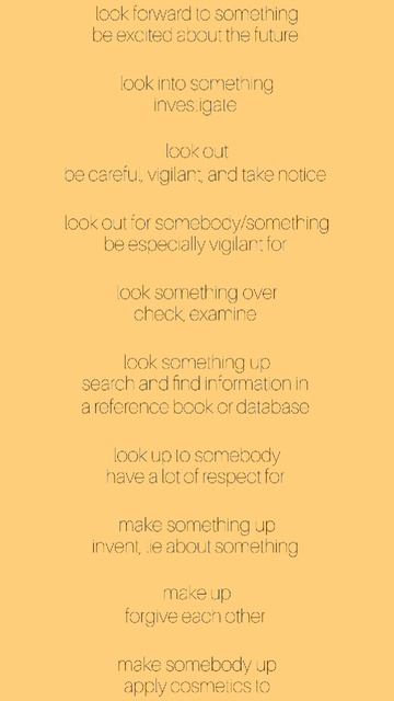 Фразовые Глаголы 15 Phrasal Verbs 15