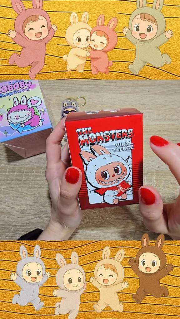 Распаковка Labubu POP MART 🎁Слепая коробка, редкая фигурка, эмоции и ASMR | лабубу blind box #shor