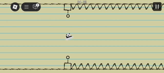 проходим 3 уровень в Roblox BEAT BOUNCE (Geometry dash)