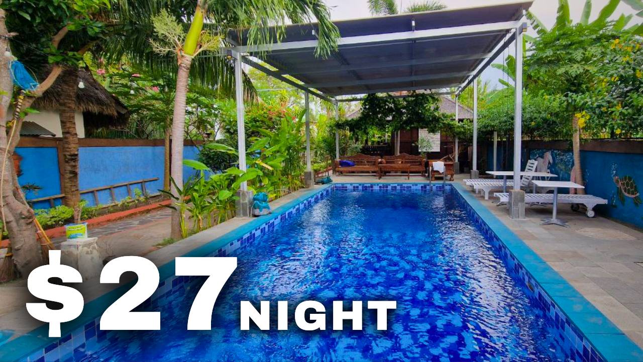 Gili Air Budget Friendly Accommodation: Turtle Garden Hotel