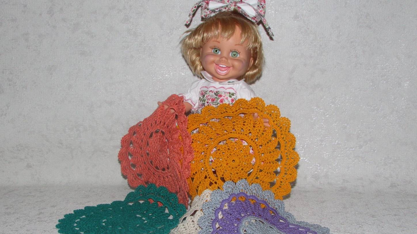 🧶Ажурные декоративные🧶 вязаные салфетки!