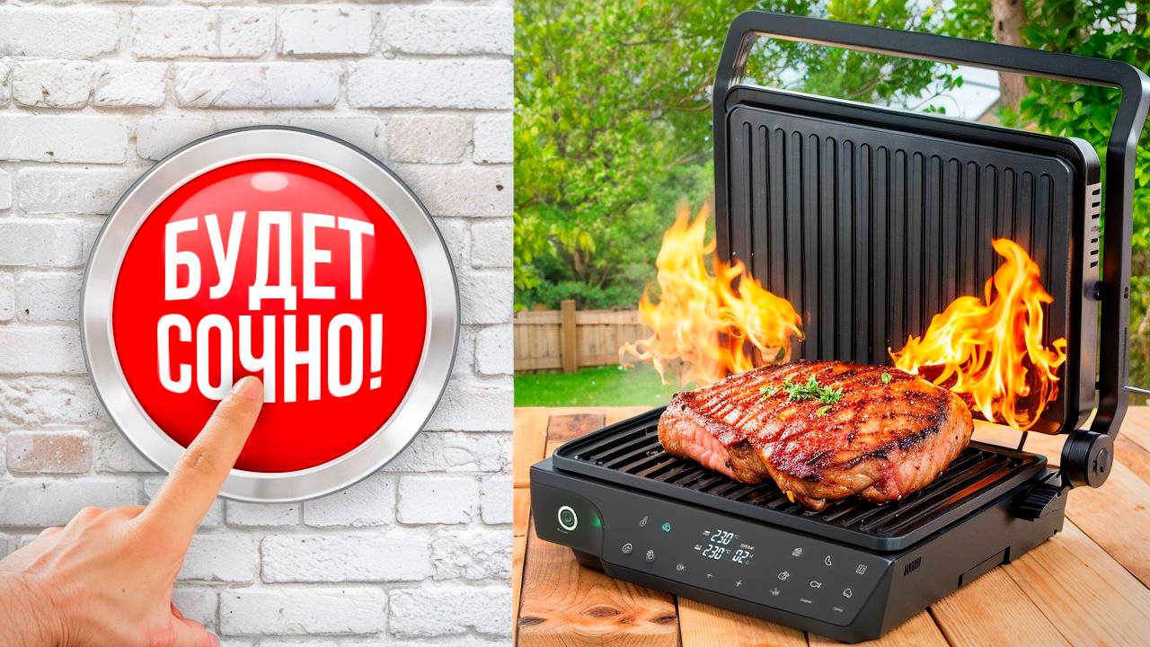Лучшие электрогрили для сочных стейков и барбекю! Рейтинг электрогрилей с вафельницей 2025.