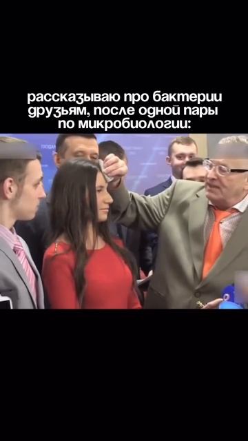 Рассказываю про бактерии друзьям......