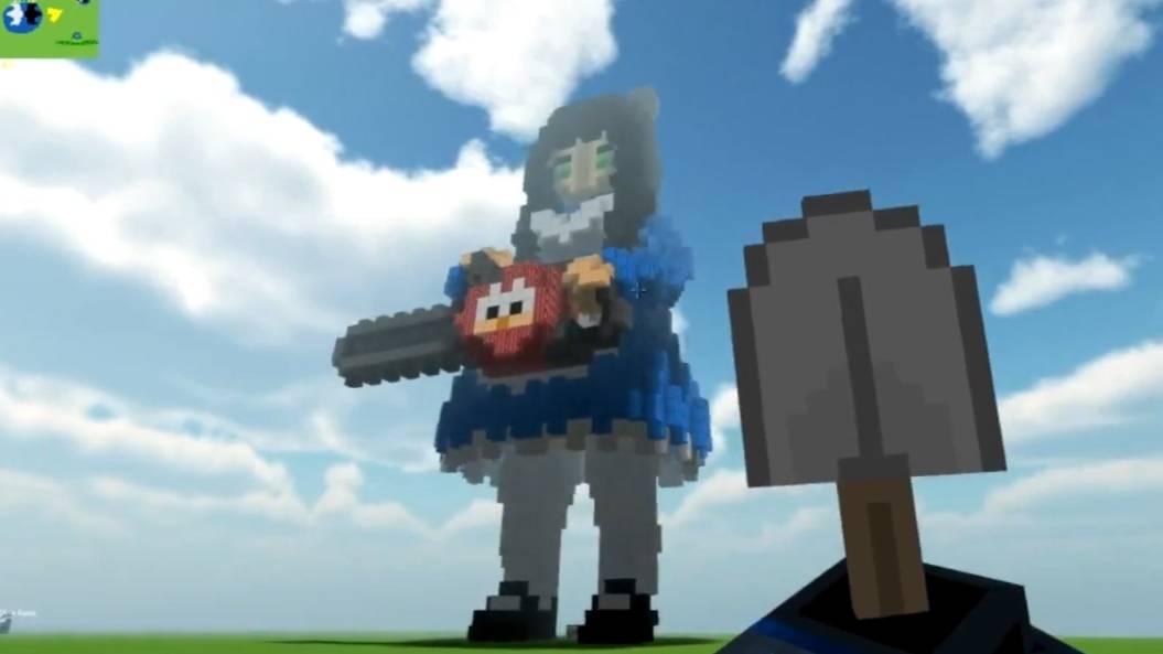 Пиксель АРТЫ от AveDaria! Няшка с ПИЛОЙ, Хеллоуин, НОВЫЙ ГОД - Игра БЛОКАДА 3D Классик