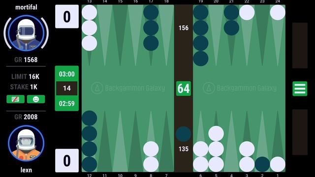 ПРАКТИКУЮСЬ НА BACKGAMMON GALAXY | НАРДЫ ОНЛАЙН | NO COMMENTS |