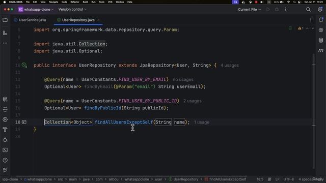 13 -Implement the user domain