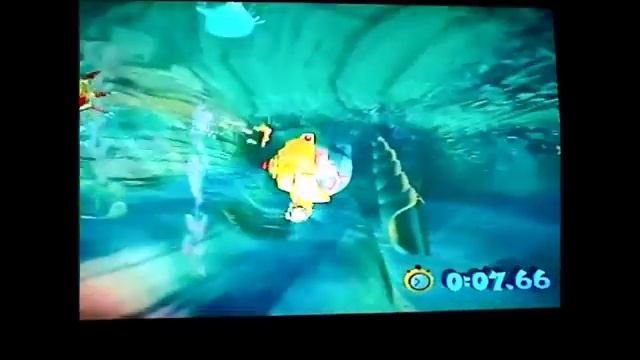 Crash Bandicoot "The Wrath of Cortex".Time Trial.Level 7." Sea Shell Shenanigans.20:42+start 03:90