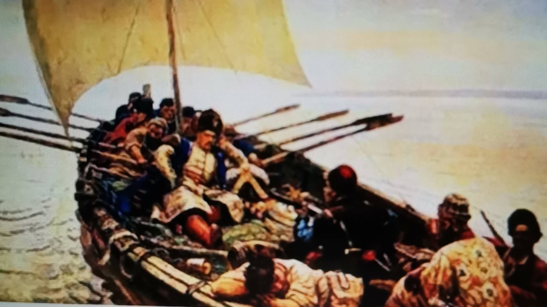 На переднем Стенька Разин (Из-за острова на стрежень)