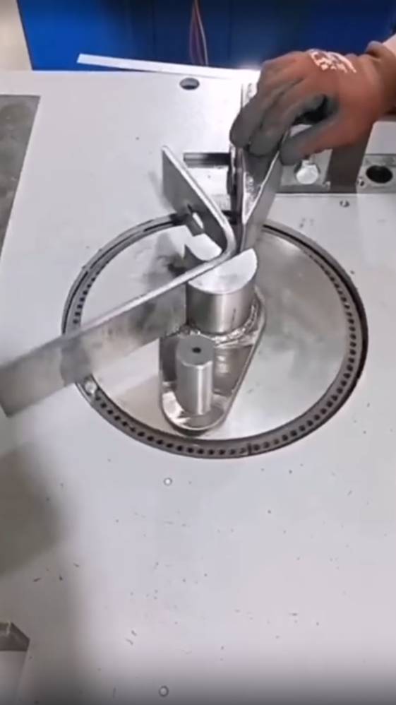 Гибочный станок А25 — гибка полосы