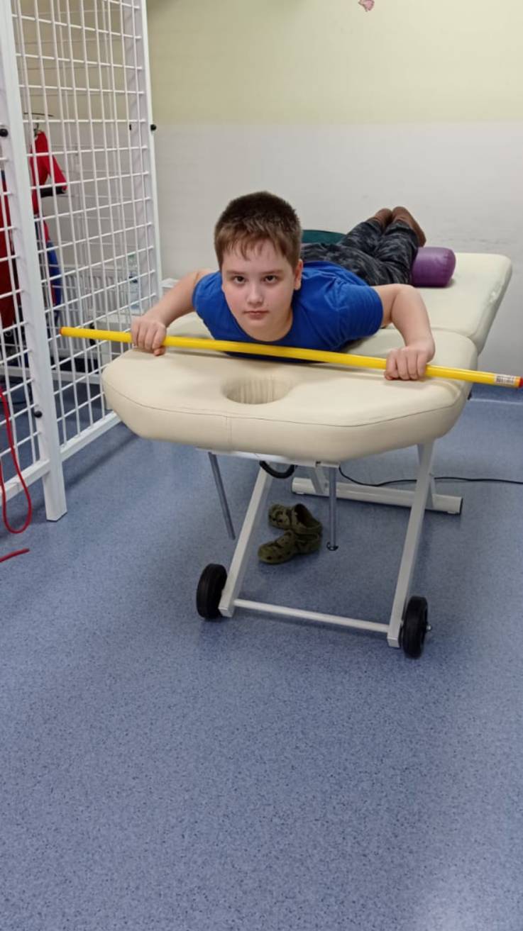 Сергей проходит реабилитацию