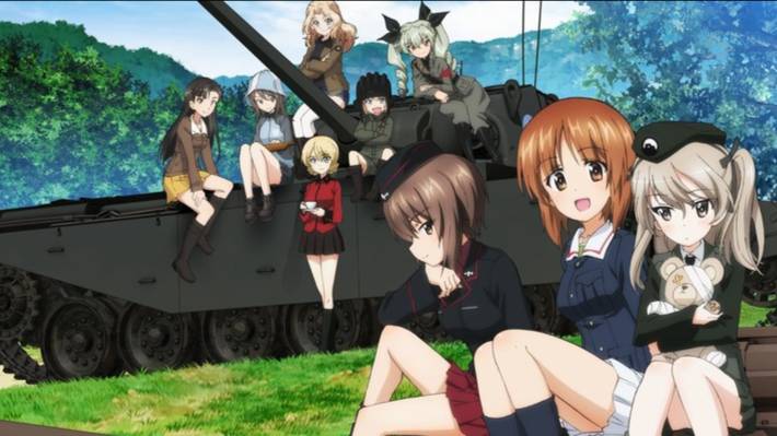 Сериал девушки и танки - 1 сезон 8 серия / Girls und Panzer