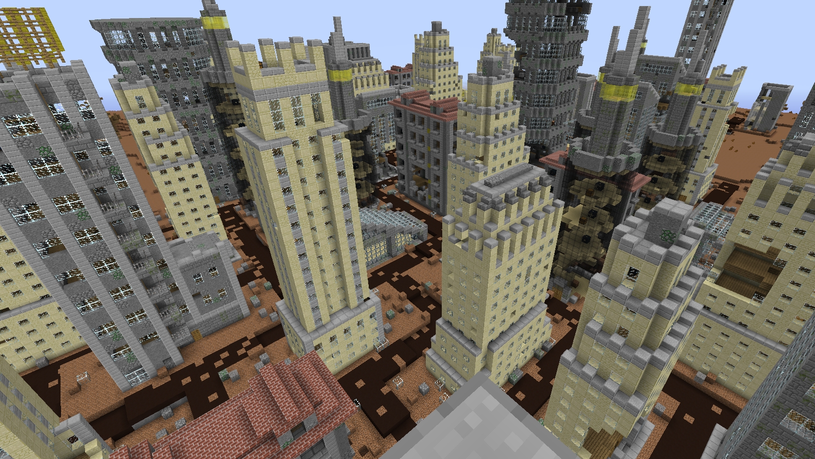 я строю город в майнкрафт#часть4