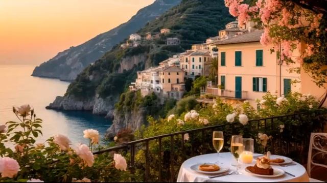 ☀️🌊🍰 Лето, море и немного счастья на итальянской террасе ☕🌹