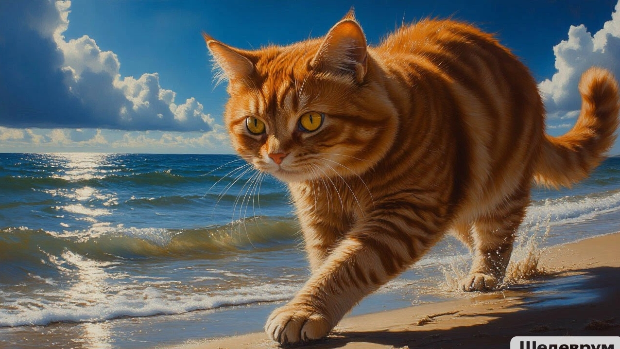 Класс видео о рыжем коте  - 327 выпуск :  чёрные , белые ...