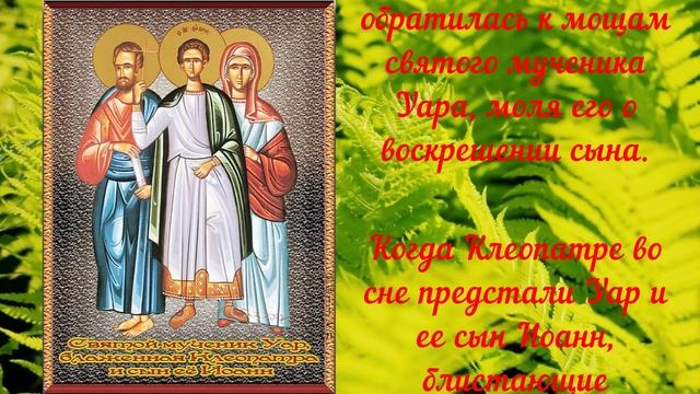 01.11  Блж. Клеопатры и сына ее Иоанна