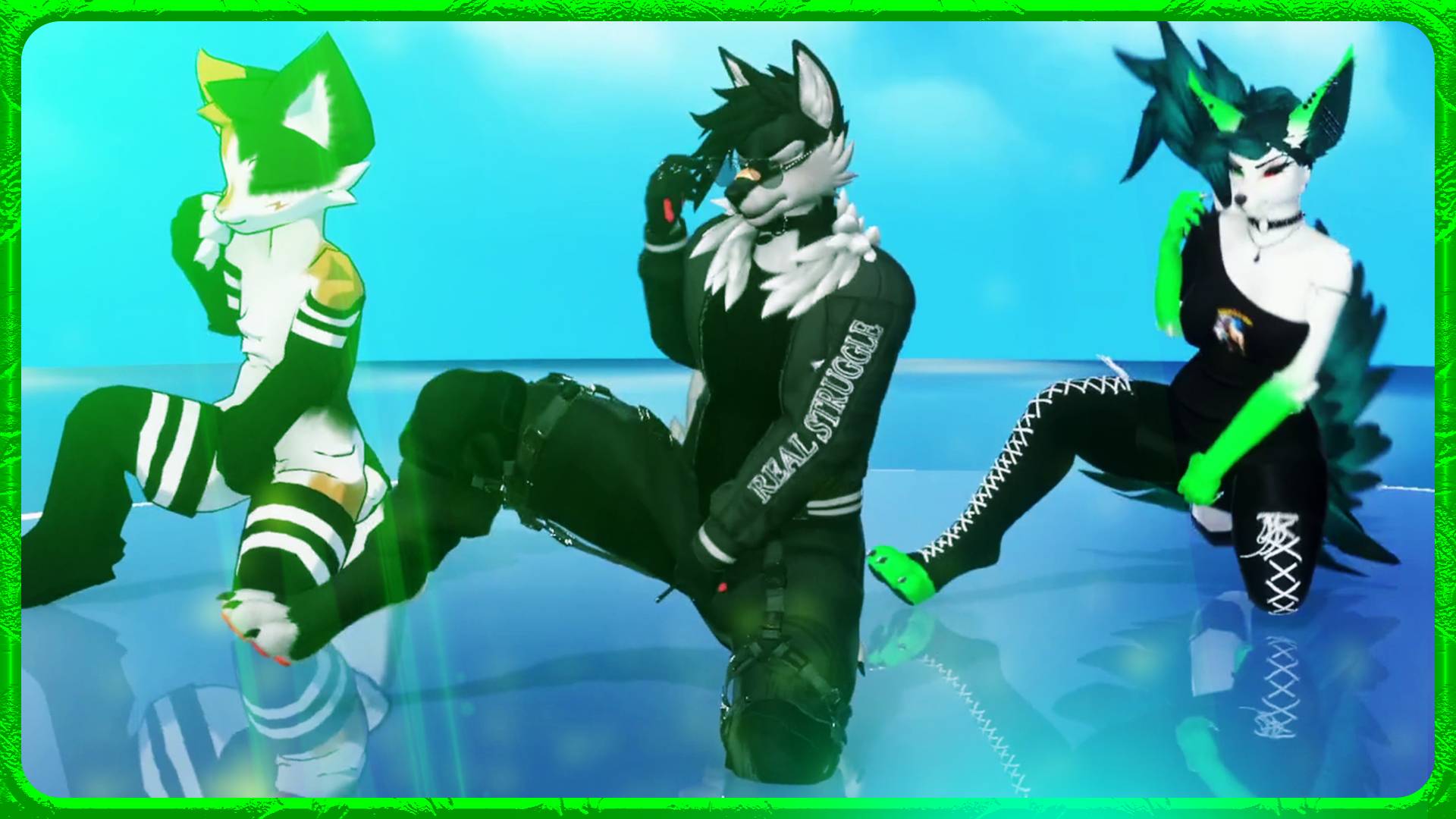 🐺 Роско исполняет【MMD】BTS Mic Drop