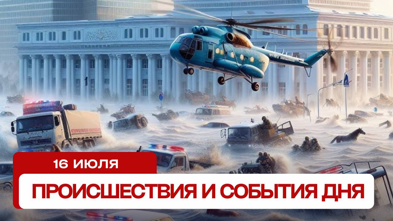 Новости сегодня 16.07.2025. Катаклизмы за день, ЧП, события дня!