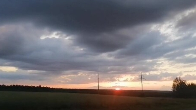 Потрясающий закат