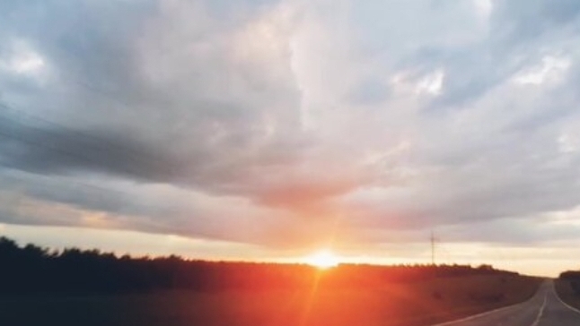 Восхитительный закат.