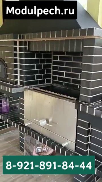 Барбекю комплекс из кирпича