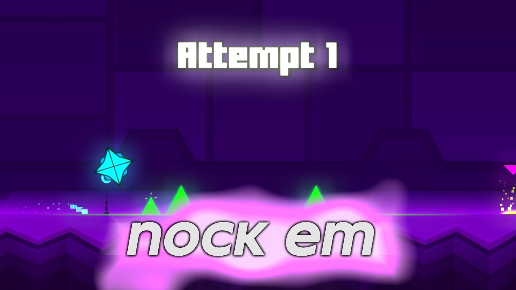 Nock em на 3🪙! Geometry Dash subzero.