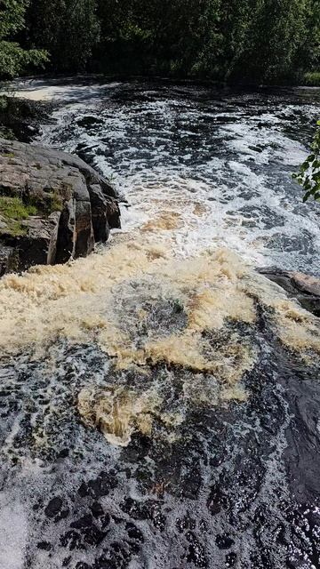 Карелия. Водопад Мюллюкюля. Karelia. Myllykulya Waterfall