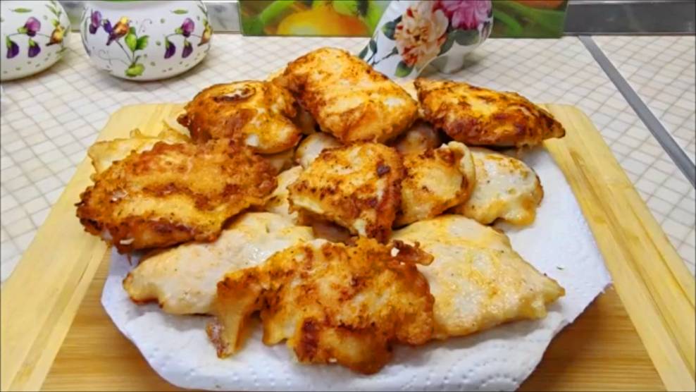 Куриное филе в идеальном кляре. Получается вкусно, сочно, нежно