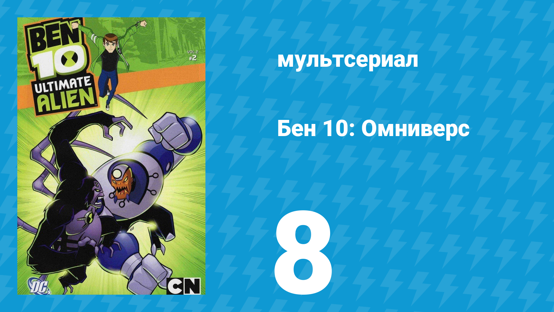 Бен 10: Инопланетная сверхсила 1 сезон 8 серия «В одном теле» (мультсериал, 2010)