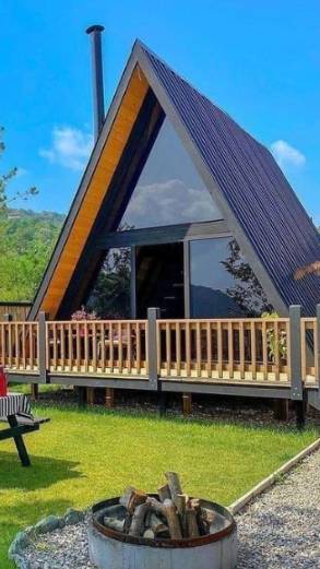 Каркасный дом А-фрейм