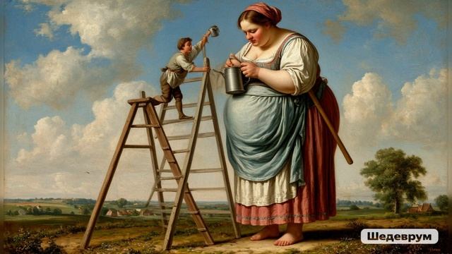 Из школьных сочинений, про доярку