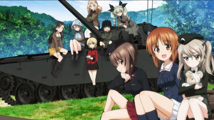 Сериал девушки и танки - 1 сезон 2 серия / Girls und Panzer