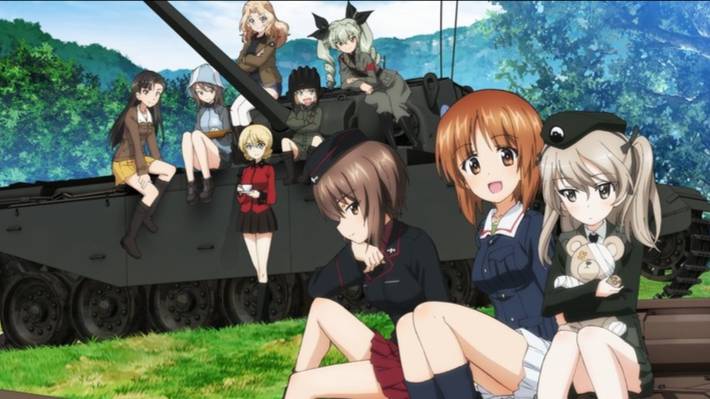 Сериал девушки и танки - 1 сезон 1 серия / Girls und Panzer