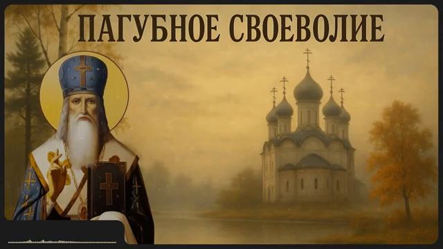 Пагубное своеволие | свт. Иоанн Тобольский