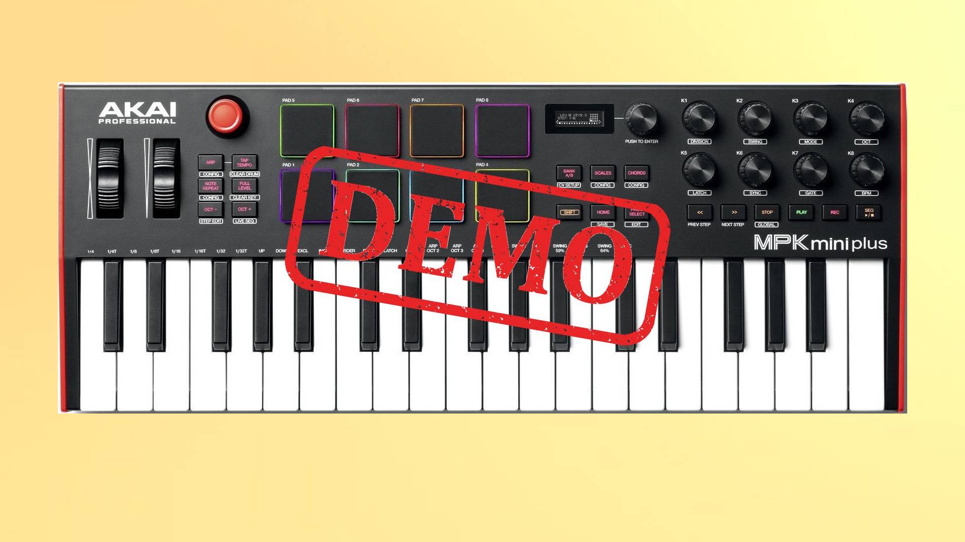 Миди-клавиатура AKAI MPK mini Plus - краткая демонстрация звучания