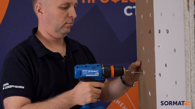 Монтаж универсального пластикового дюбеля YLT (SORMAT)