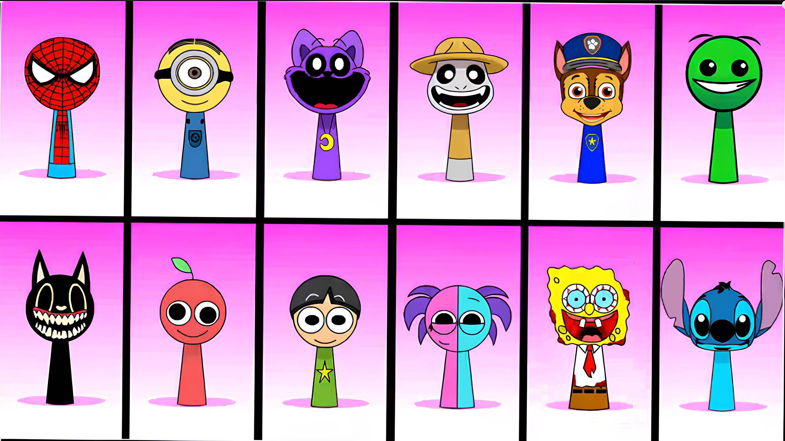 Мультики про итальянские мемы для детей и малышей. Спрунки и его друзья поют в хоре. Мультики мемы