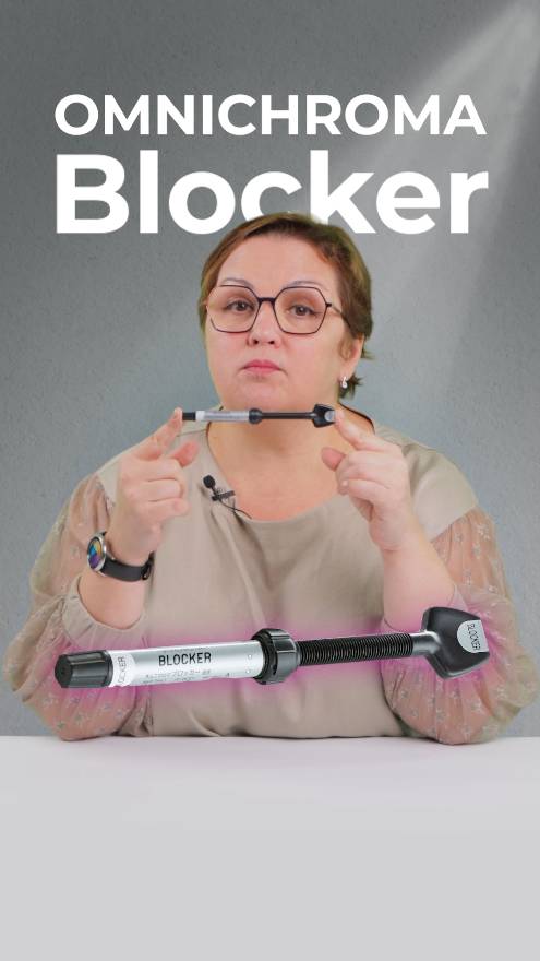 Как сделать реставрацию из Omnichroma Blocker #стоматология #композит #tokuyama