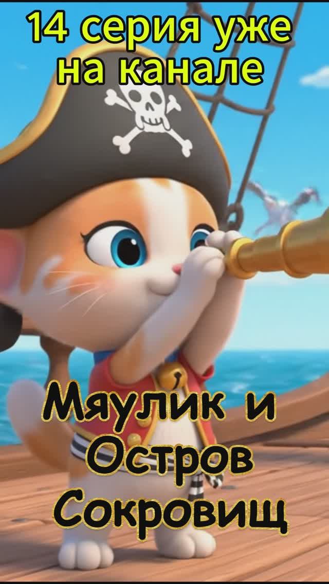 14 серия Мяулик и Остров Сокровищ Shorts